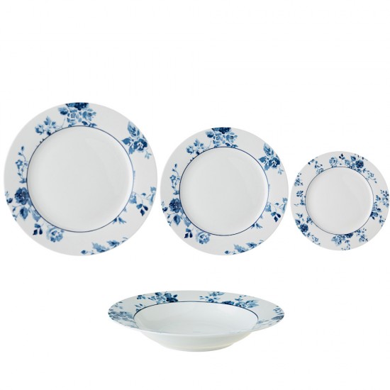 ΣΕΡΒΙΤΣΙΟ ΦΑΓΗΤΟΥ ΣΕΤ 20ΤΜΧ LAURA ASHLEY BLUEPRINT | MEGAZINO